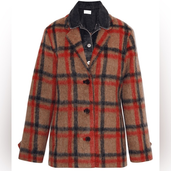 Jonathan Simkhai | Jackets & Coats | New Jonathan Simkhai Grace Plaid ...